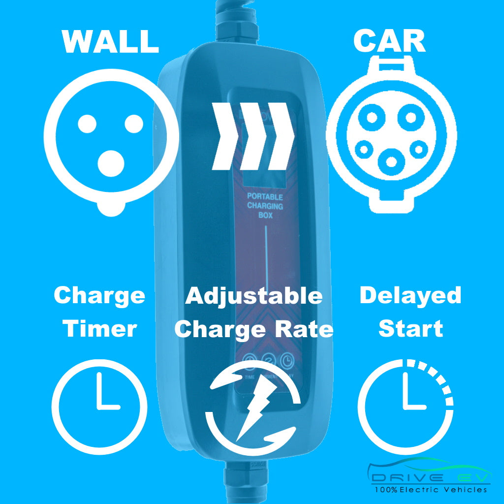 Portable EVSE - 16A Type 1 - Premium – Drive EV